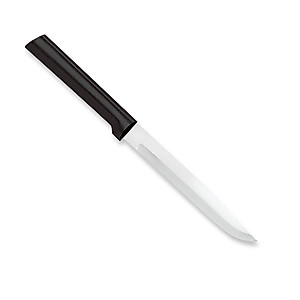 Rada Cutlery Utility Steak Knife with Black Stainless Steel Handle Pack of 2