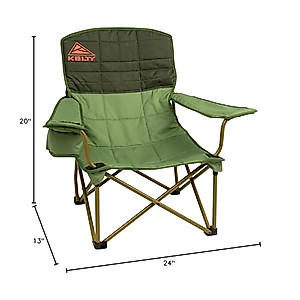 Kelty Lowdown Camping Chair – Portable, Folding Chair for Festivals, Camping and Beach Days, Dill