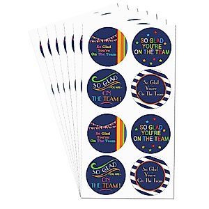 Top label 2 Inch Employee Thank You Appreciation Favor Labels,You are Awesome Business Employees Welcome Stickers,Gratitude Stickers,240 Pcs