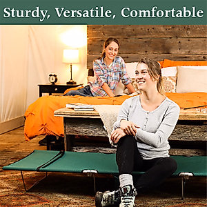 BYER OF MAINE, TriLite Cot, Very Compact When Folded, Set Up 74" L X 25" W X 8", Camping Cots for Adults, Portable Cot, Tri Lite Cot, Cot, Lightweight Cot, Outdoor Cot, Foldable Cot, Single