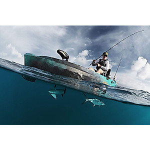 Old Town Sportsman AutoPilot 120 Motorized Fishing Kayak with Minn Kota Trolling Motor (Ember Camo)