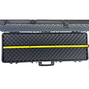 A&N TRIMEX Airsoft Rifle Case - Fits Rifles up to 42 Inches - Sturdy, Crushproof, Padlockable - High-Quality Polymer
