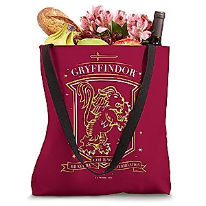 Harry Potter Hand Drawn Gryffindor Shield Tote Bag