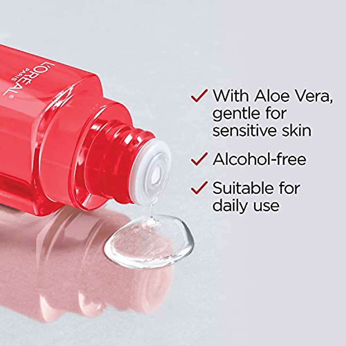 L'Oreal Paris Revitalift 5% Pure Glycolic Acid Peeling Toner with Aloe Vera, Smooth Skin & Reveal Glow, Daily Exfoliant, Alcohol Free, Fragrance Free 6 fl oz