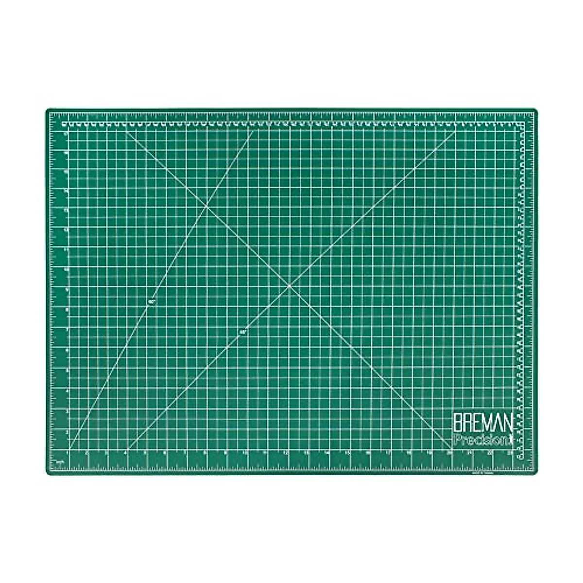 Breman Precision Self Healing Cutting Mat 18x24 Inch - Rotary Cutting Mats for Crafts - Great Craft Cutting Board for Crafting & Quilting - 2 Sided 5 Ply PVC Self Healing Mat - 18x24 Craft Cutting Mat