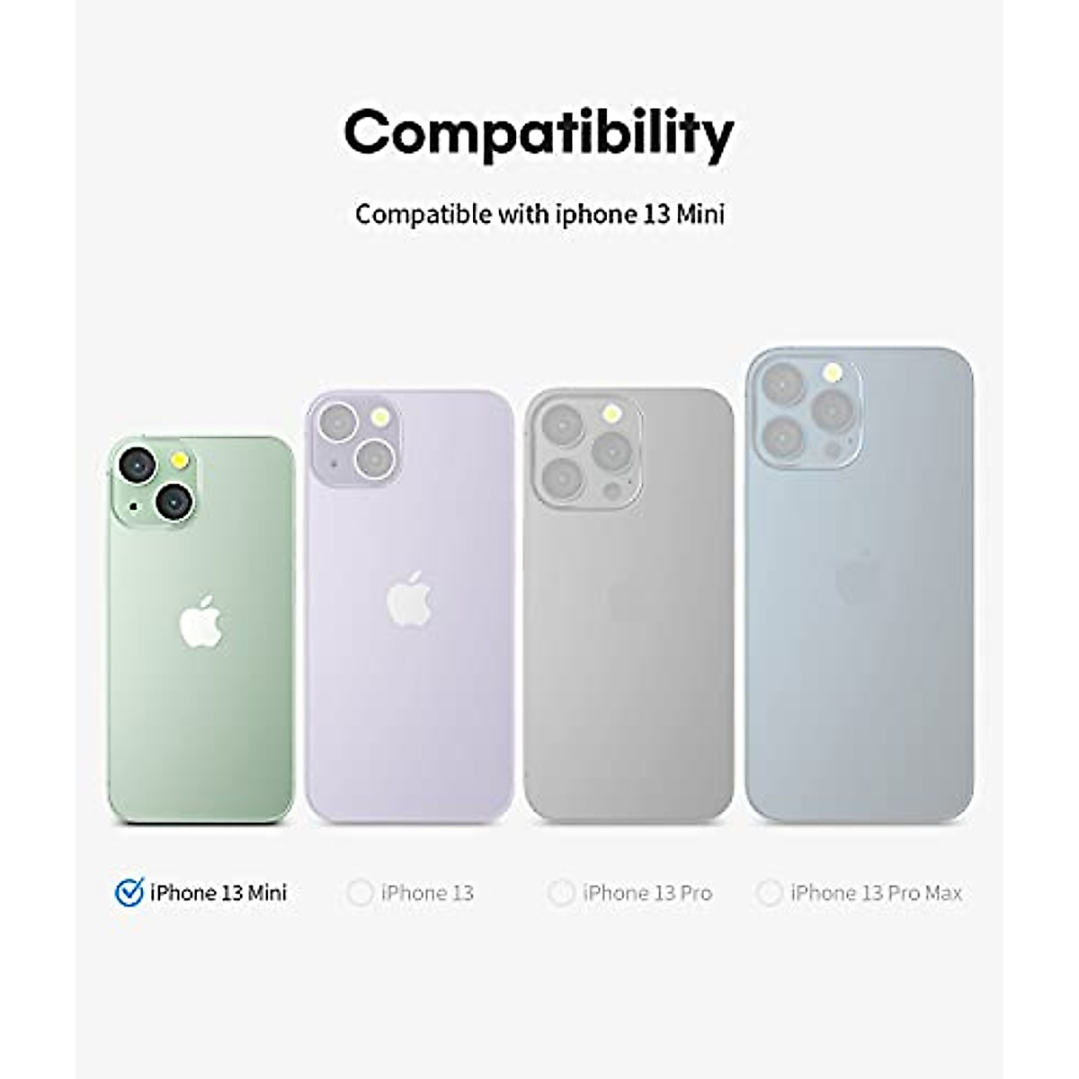 GOOSPERY Magnetic Door Bumper Compatible with iPhone 13 Mini Case, Card Holder Wallet Case, Easy Magnet Auto Closing Protective Dual Layer Sturdy Phone Back Cover, Black