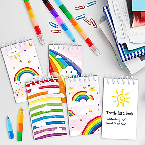 DMIGHT rainbow party favors, 120 pcs rainbow party supplies Rainbow Gift for Kids Birthday Party Decorations Baby Shower Goodie Bag Filles Supplies