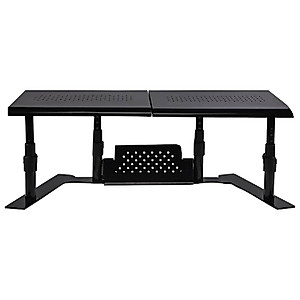 Allsop 31883 Metal Art ErgoTwin Dual Monitor Stand