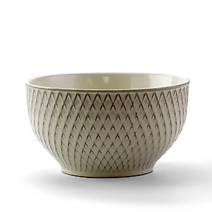 IHIPPO Dinnerware Sets Round Stoneware Luxurious Mellow Dinnerware Dish Set 16 Piece Round Stoneware Dinnerware Set in Embossed White Dinnerware Dish Set Kitchen Plates Dishwasher and Microwave Safe