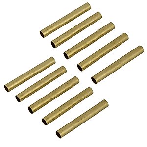 Penn State Industries PK-TUBE7 Replacement 7mm Brass Pen Tubes, 2-1/32" Long, Pack of 10