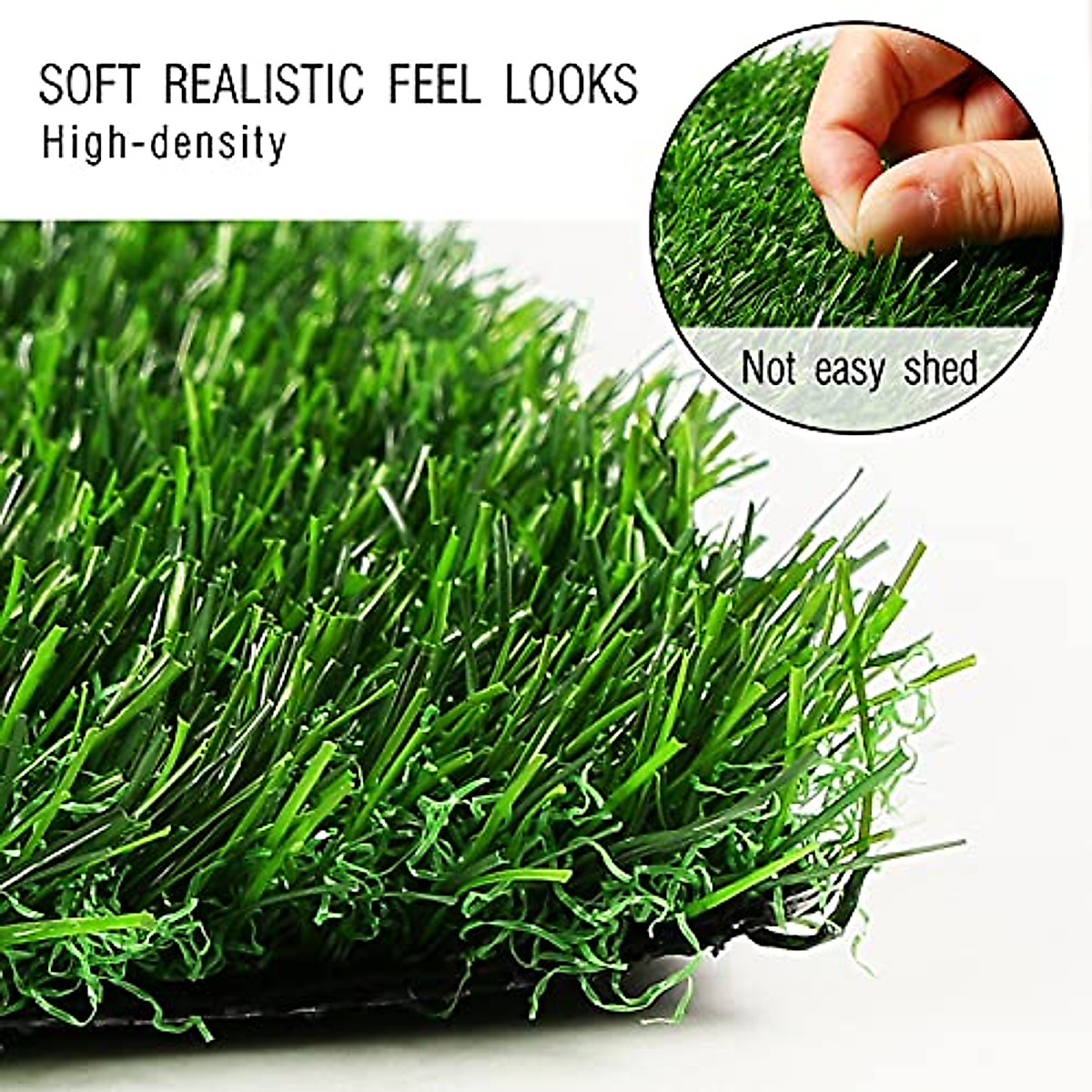 XLX TURF Grass Table Runner 12 x 36 Inch, Green Artificial Tabletop Decor for Wedding, Birthday Party, Banquet, Baby Shower