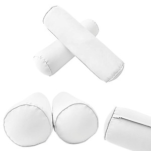 Prolinemax |Cover ONLY| Outdoor Style 2 Crib Piped Trim Daybed Mattress Bolster Pillow Fitted Sheet AD106