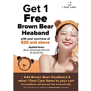 I Dew Care Travel Skincare Set - Kitten Crush | With Centella Asiatica, Prickly Pear, Aloe Vera, Heartleaf Extract, Hydrating, Facial Toner, and Moisturizer for Blemished Skin, Gift, Gift Set, Spa Day