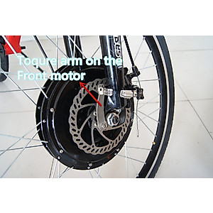 NBPOWER Torque arm-Universal for E-Bike Electric Bicycle -Front or Rear,M14 for E-Bike Conversion Kit,Electric Bike kit Torque arm for BLDC hub Motor