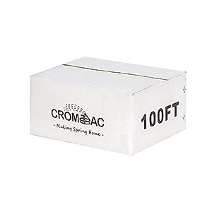 Cromtac Stainless Steel Hose 304 Wide Diameter with Multifunctional Metal Spray Gun Solid Metal Portable and No Kinks (100)