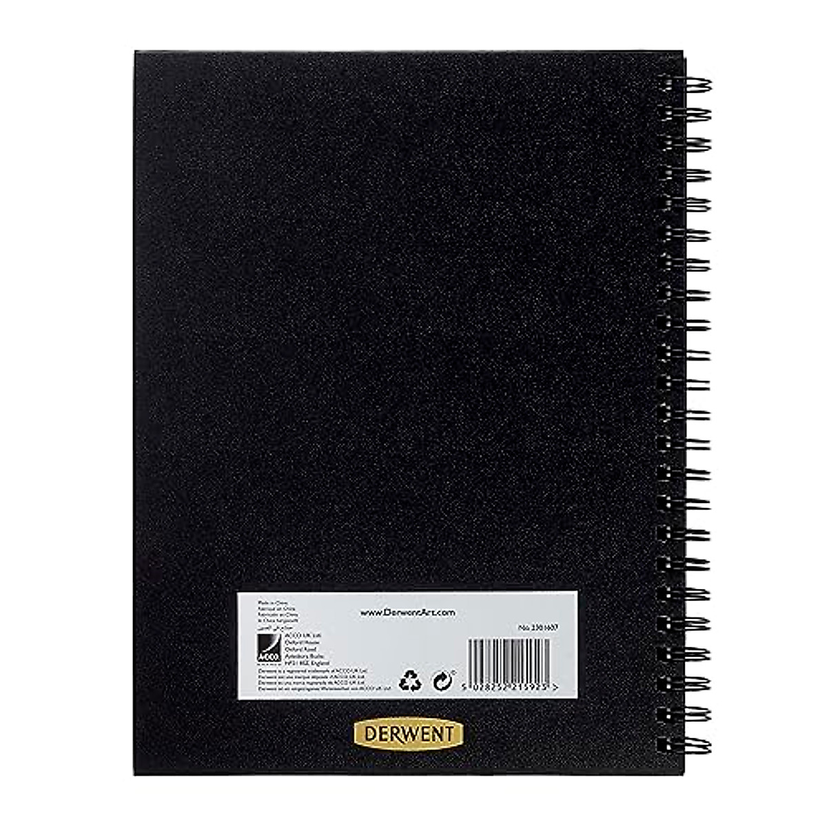 Derwent Sketch Book, Big Book Drawing Pad, A4, 8.27 x 11.69 Inches Sheet Size, Wirebound, Hard Covers, 86 Sheets (2301607)