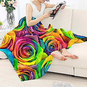 ZERODATE Green Weed Pot Marijuana Leaves Throw Blanket for Home Decor Soft and Fuzzy Warm Microfiber Bed Blankets for Adult Kids-XL
