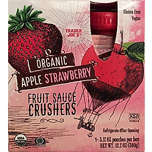 Trader Joe's Apple Strawberry Fruit Sauce Crushers