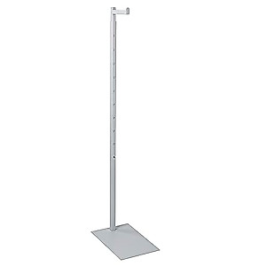 SSWBasics White Adjustable Single Costumer (Adjustable from 48" to 72")