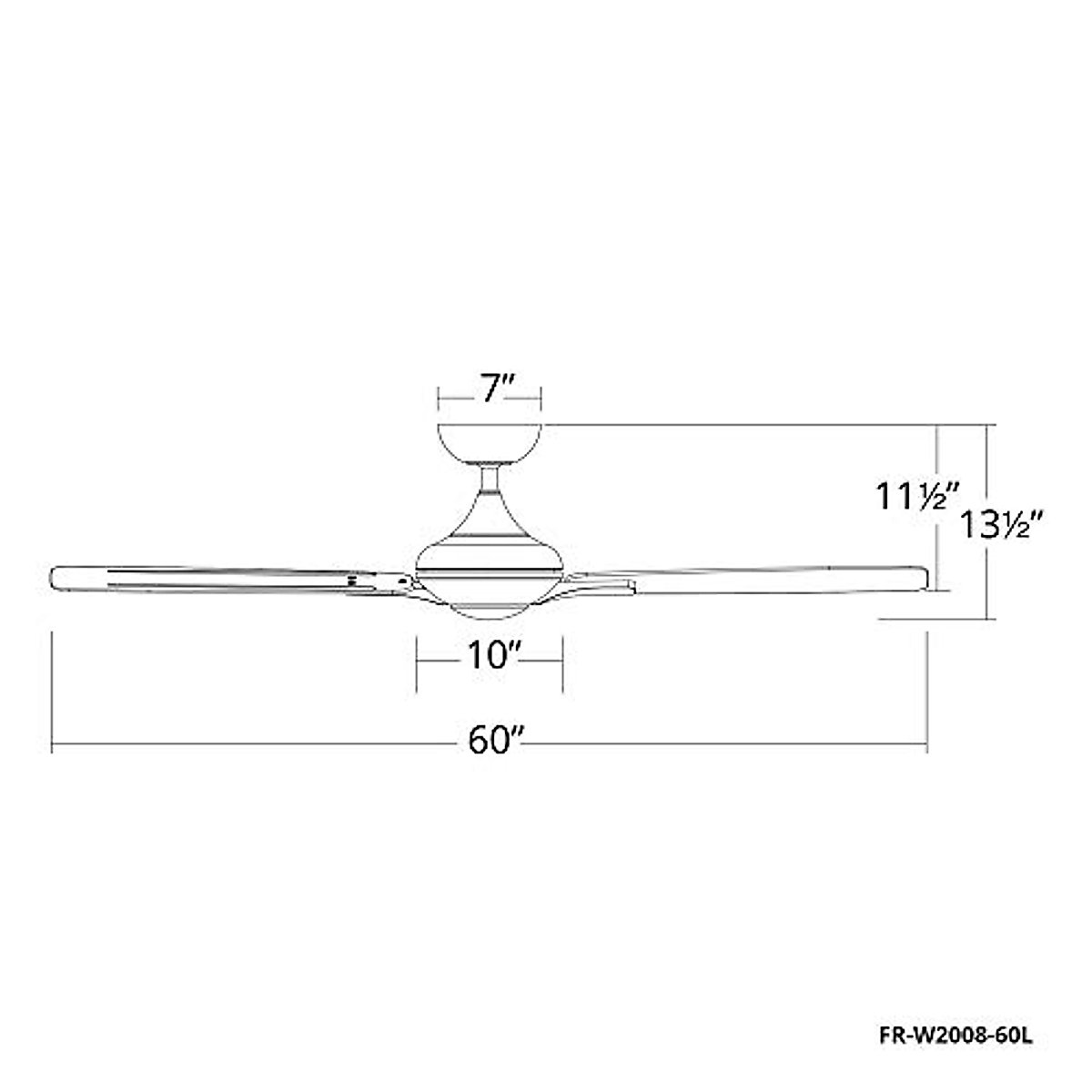 Mykonos Smart Indoor and Outdoor 5-Blade Ceiling Fan 60in Bronze/Dark Walnut with 3500K LED Light Kit and Remote Control works with Alexa, Google Assistant, Samsung Things, and iOS or Android App