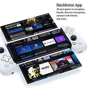 BACKBONE One Mobile Gaming Controller for Android [PlayStation Edition] - Turn Your Phone into a Gaming Console - Play PlayStation, Xbox, Fortnite, Call of Duty, Minecraft, Roblox & More
