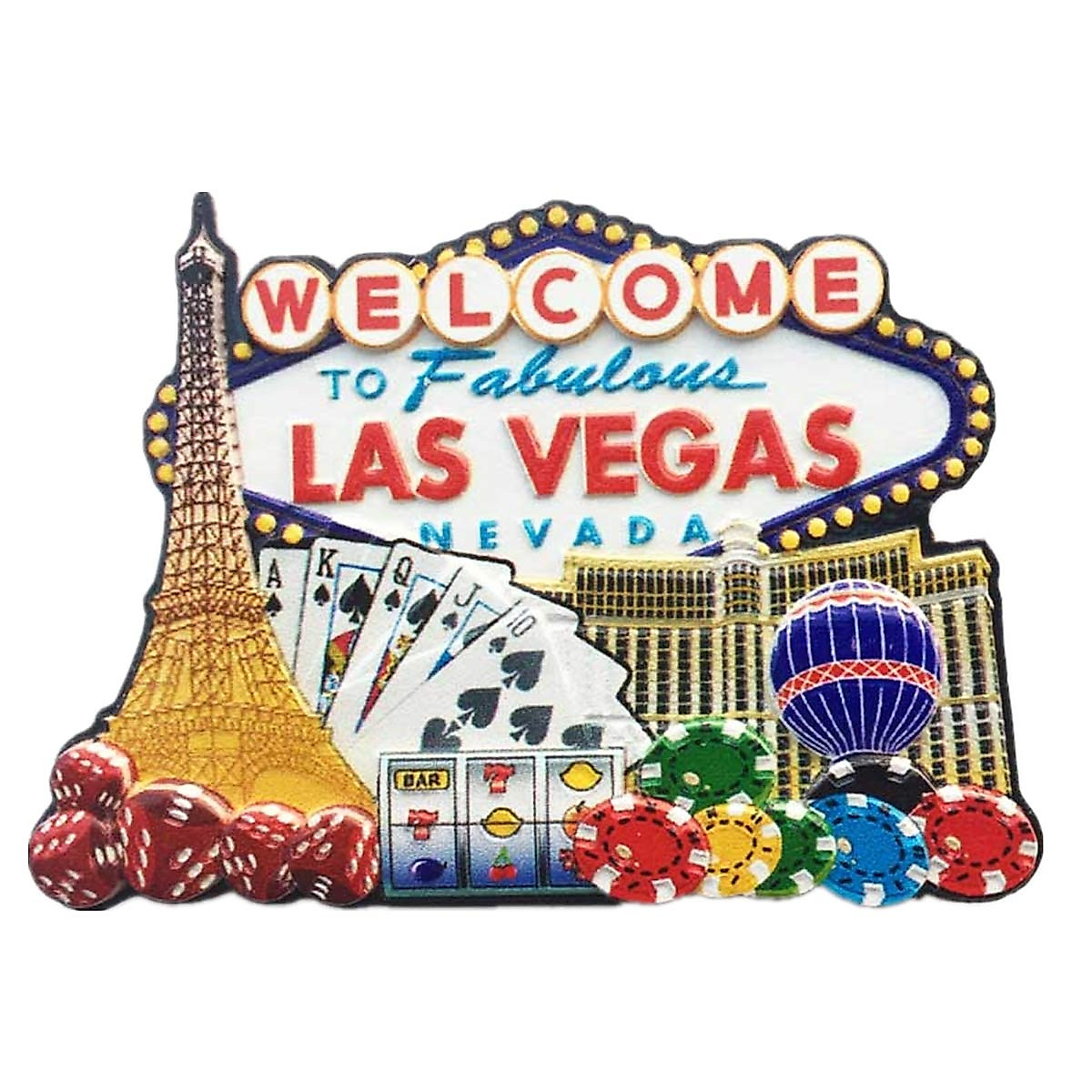 3D Famous Casino Las Vegas Nevada USA Fridge Magnet Souvenir Gift，Home & Kitchen Decoration Magnetic Sticker Las Vegas USA Refrigerator Magnet Collection