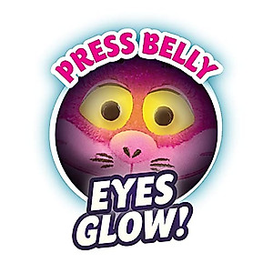 Just Play Disney Junior Alice’s Wonderland Bakery Chat & Glow Cheshire Ca tPlushie Stuffed Animal, Officially Licensed Kids Toys for Ages 3 Up