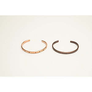 LEELA QUANTUM TECH Light Bracelet, hand crafted copper bracelet, allergen free, trendy design available in 2 variations, one size
