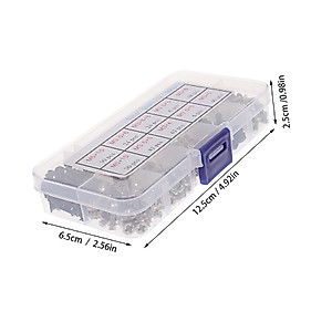 TEHAUX 5 Sets Computer Host Screw Computer Mounting Screw Computer Part Screw Assortment Computer Accessories Laptop Screws Computer Supply Countersunk Head Screw Self-Tapping Screws