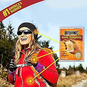 HotHands HH20PRPK16 Hand Warmers - Long Lasting Natural Odorless Air Activated Warmers - Up To 10 Hours Of Heat - 20 Pair Value Pack