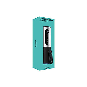 Logitech ConferenceCam Connect All-in-One Video Collaboration Solution for Small Groups – Full HD 1080p Video, USB and Bluetooth Speakerphone, Plug-and-Play