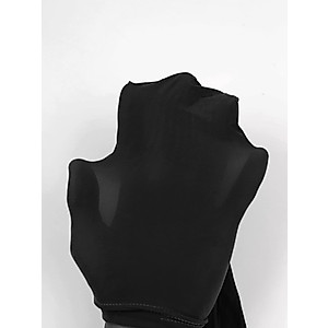 YONGHS Mens Compression Long Pants Leggings Bulge Pouch Tights Trousers Seamless Bottoms Underpants Black One Size