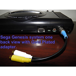Ultimate Gold Plated Video/Audio for The Sega Master System and The Genesis one (10 Feet)