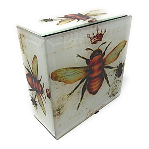 Glass Keepsake Jewelry Box (Imperial Bee)