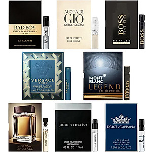 Men's Designer Fragrance Sampler (8 count)
