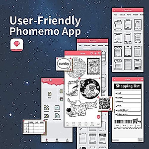 Phomemo M03 Green Photo Printer- Bluetooth Thermal Photo Printer with 6 Roll 2 Inch White/Transparent/Semi-Transparent Thermal Paper, Compatible with iOS + Android for Photos, Journalist, Work, Plan