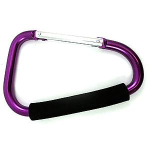 8" Jumbo Aluminum Carrying Hook Grocery Shopping Carabiner Heavy Duty Snap Lock
