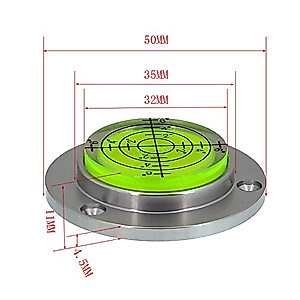 Aluminum Alloy universal level instrument level level level water bead instrument quasi straight through 50MM magnetic bubble