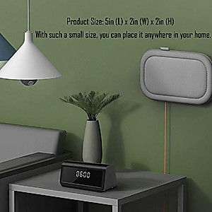 WAYMOON 4K Hidden Spy Camera Wireless Hidden WiFi Clock Camera Home Security Nanny Camera with Night Vision,160 Ultra Wide Angle,Motion Detection