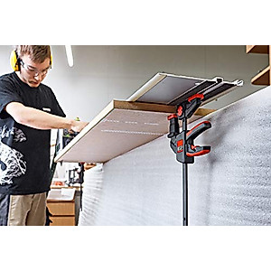 BESSEY EZR-SET, 6 In., One Hand Table/Track Clamp, Multi-Use