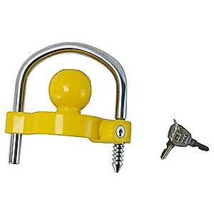 GoTow Universal Coupler Trailer Hitch Security Lock - Fits 1 7/8", 2", and 2 5/16" Ball Mounts