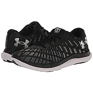 Under Armour Women's Charged Breeze 2, (001) Black/Jet Gray/White, 6, US