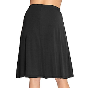 STRETCH IS COMFORT Women's A-Line Skirt Black Large
