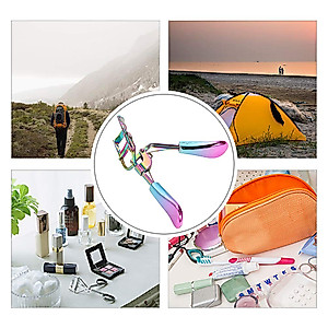 SinPinEra Eyelash Curler with 2 Advanced Silicone Refill Pads & Fits All Eye Shapes - Start a Beautiful Story Now! (Multi-Colored)