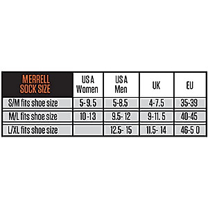 Merrell Men's Wool Blend Cushioned Hiker Casual Sock, Charcoal Black Assorted, 13-15 US