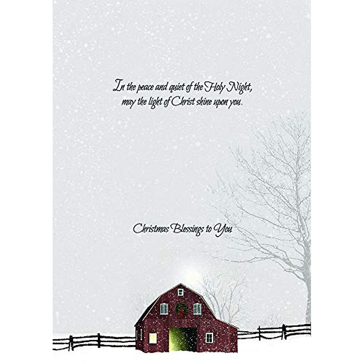 A Light in the Stable Billy Jacobs Box of 16 Religious Cards, 7.75-inch Length, Multicolor