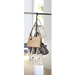 Yamazaki Home Smart Closet Organizer Hanger – Clothes & Accessories Storage Hanging Rack