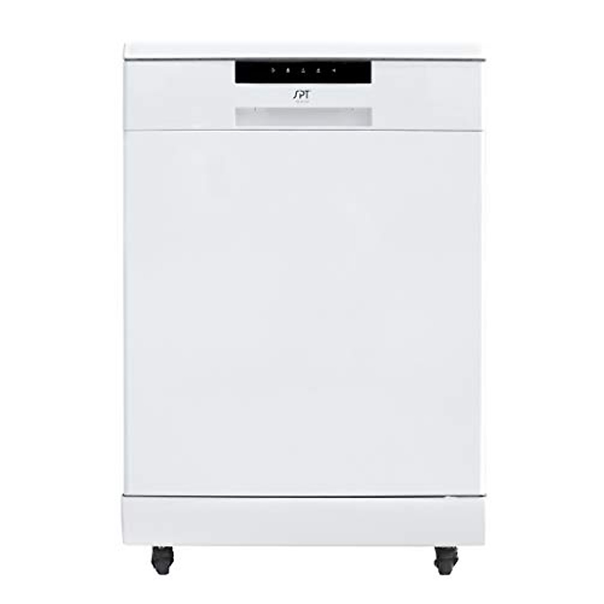 SPT SD-6513WB 24″ Wide Portable Dishwasher with ENERGY STAR, 6 Wash Programs, 10 Place Settings and Stainless Steel Tub – White