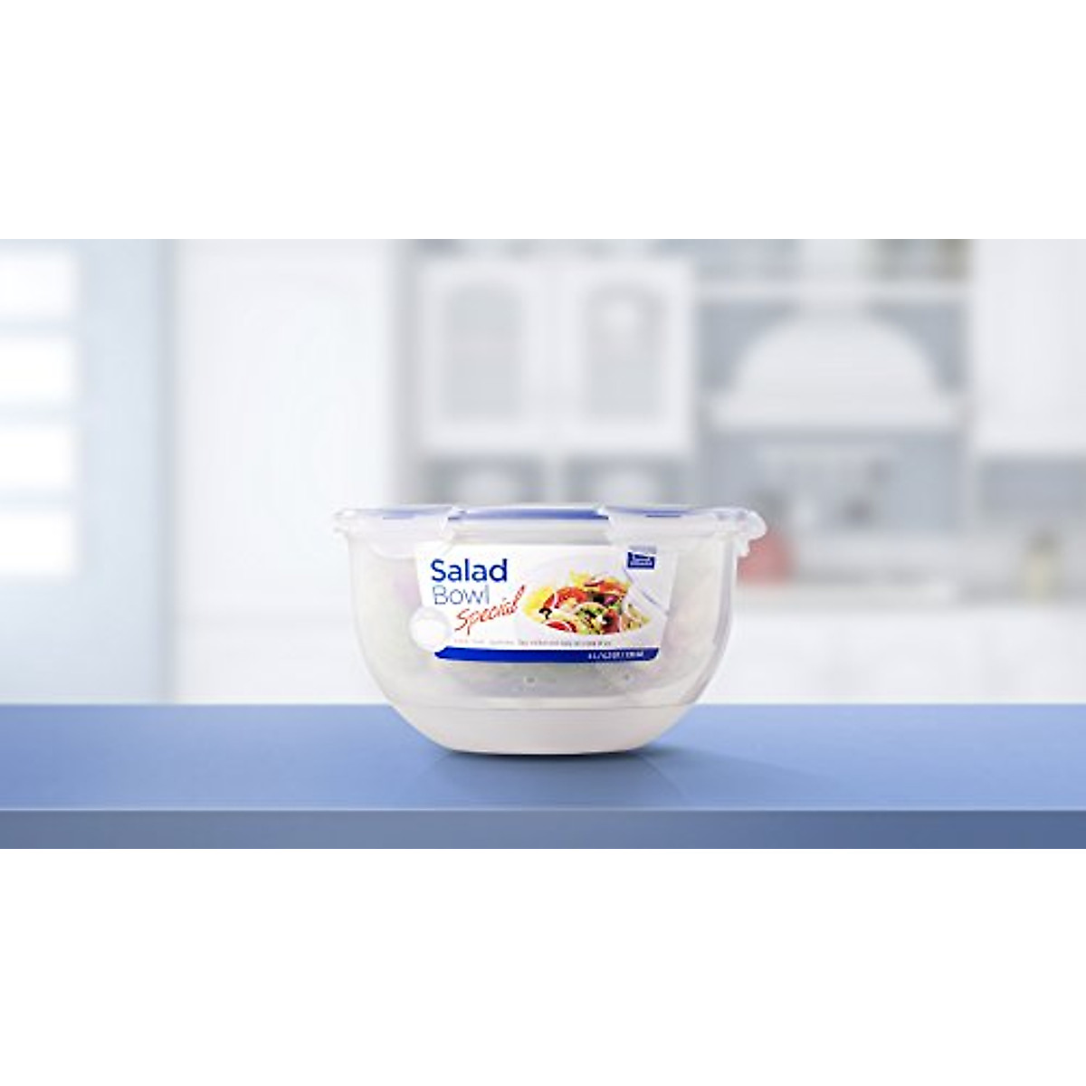 LOCK & LOCK SPECIAL Salad Bowl Food Storage Container with Draining tray 135.26-oz / 16.91-cup