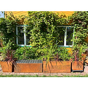 Nice Planter Corten Bench Trough